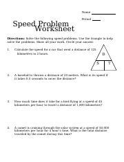 Image result for Practice Problem of Speed 8th Grade