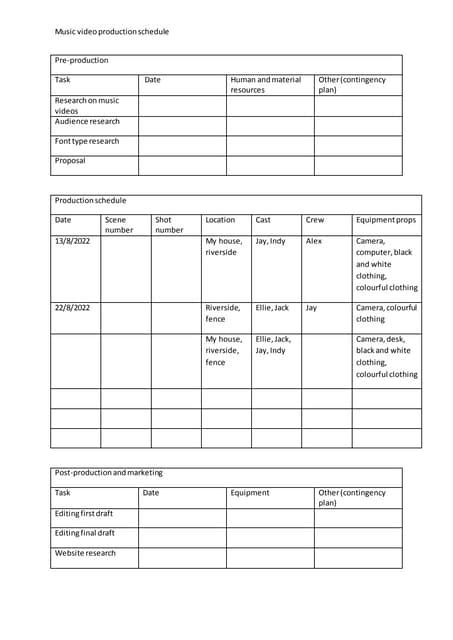 Image result for Example Rapper Schedule