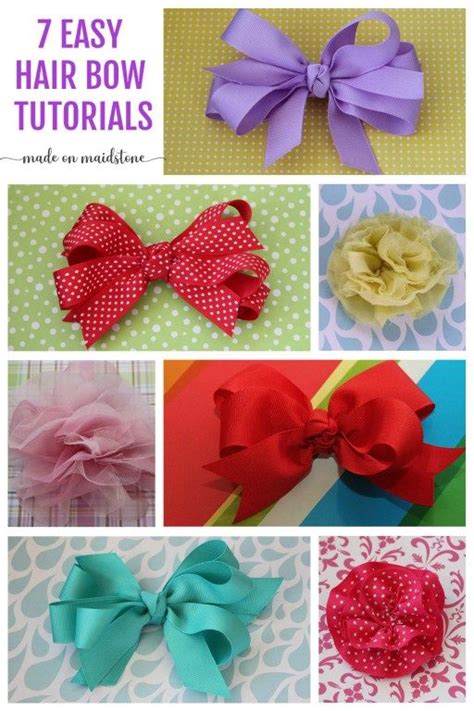 Image result for Hair Bow Tutorials Free