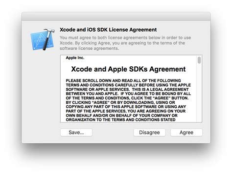 Image result for Xcode Agreeable