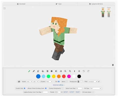 Image result for Minecraft Skin Editor