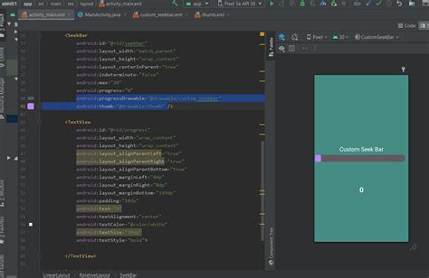 Image result for Android Studio Tutorial Kotlin Discrete Seek Bar Tutorial