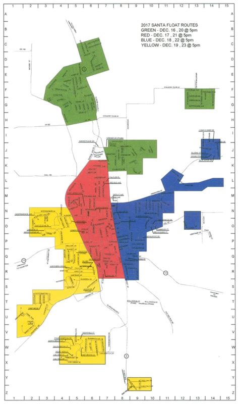 Image result for Santa Float Cerrtios Map