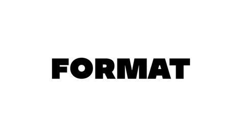 Image result for Defition Format