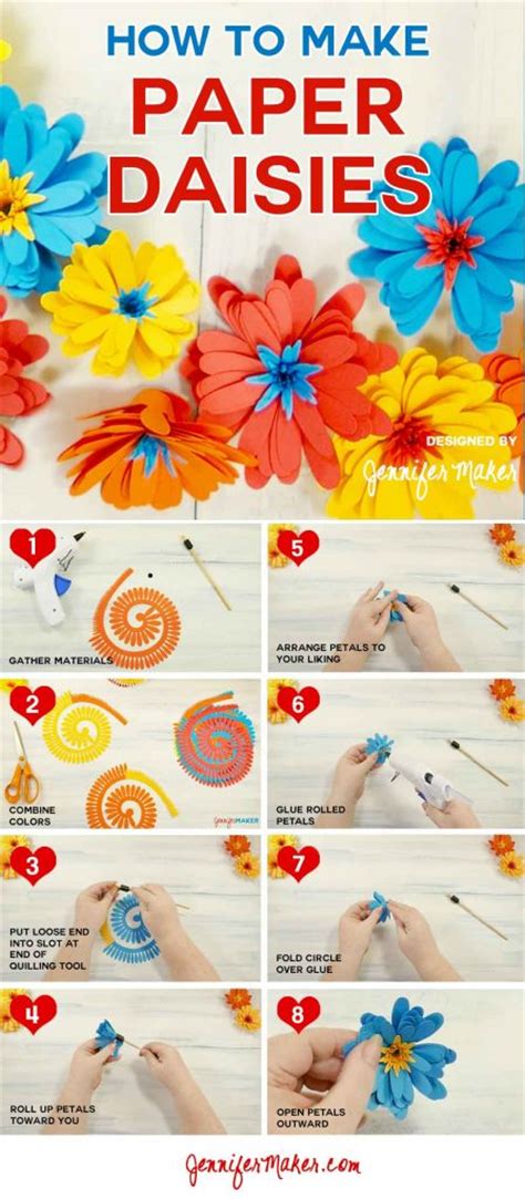 Image result for Large Tissue Paper Daisy Tutorial