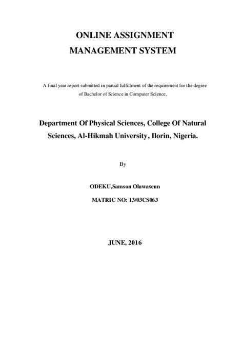 Image result for Assignment Management System