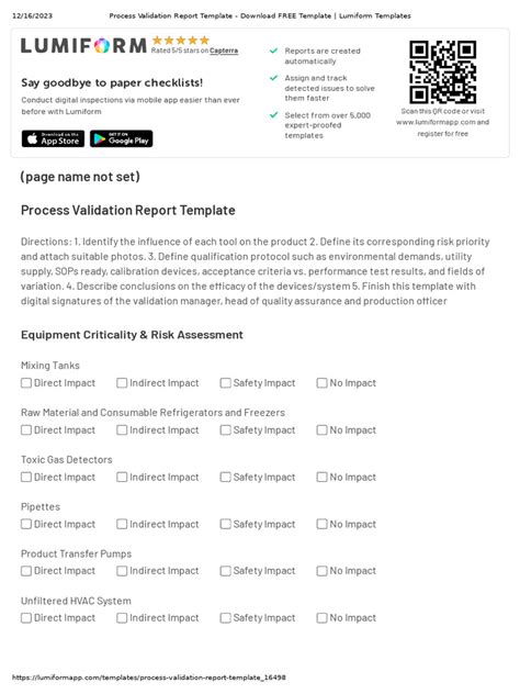 Image result for Validation Report