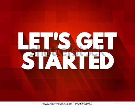 Image result for Getting Started Text
