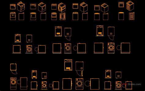 Image result for Washing Machine CAD Block