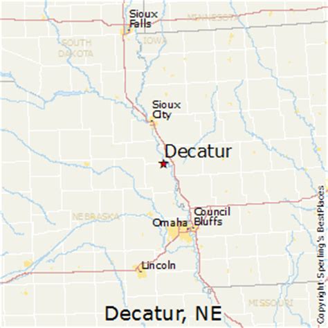Image result for Decatur Nebraska Map