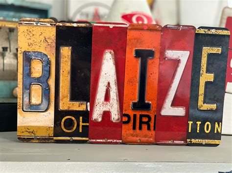 Image result for How to Make a License Plate Sign