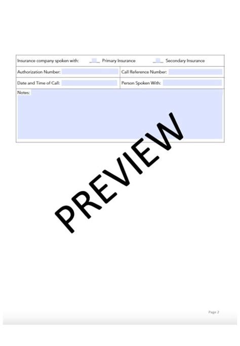 Image result for Physical Therapy Insurance Verification Form