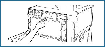 Image result for Replace Waste Toner Box Sharp