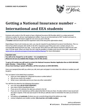 Image result for National Insurance Number Application