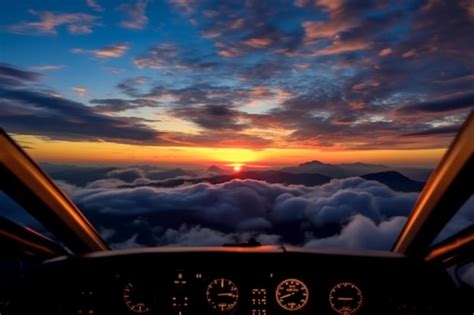 Image result for Sunset Cockpit View