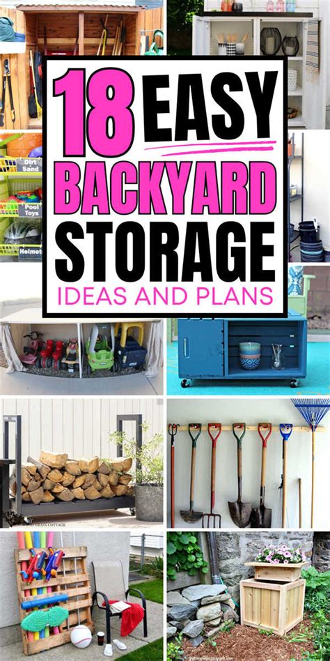 Image result for DIY Backyard Storage