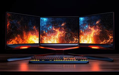 Image result for Triple Monitor Setup RGB