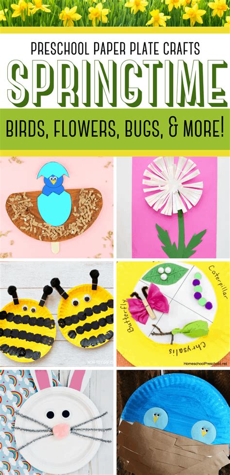 Image result for Paper Plate Spring Crafts