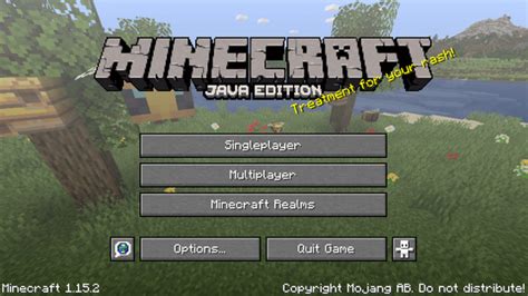 Image result for Java Edition Main Menu 2025