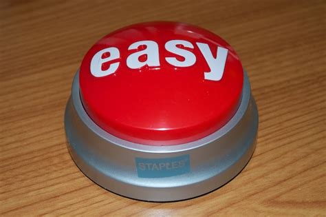 Image result for Pressing Easy Button
