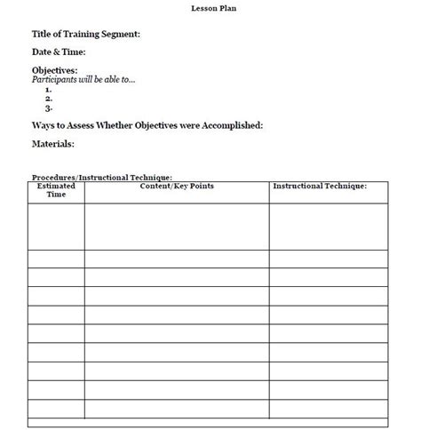 Image result for Adult Learning Lesson Plan