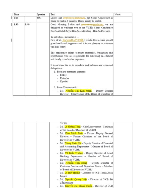 Image result for Script for MC