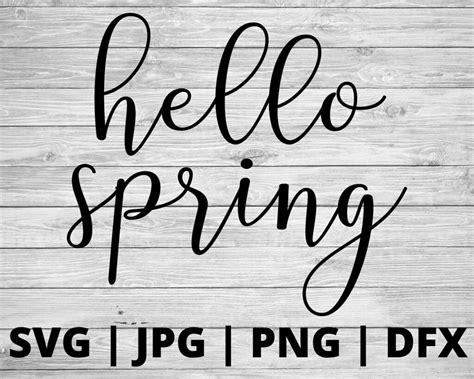 Image result for Hello Spring SVG Free