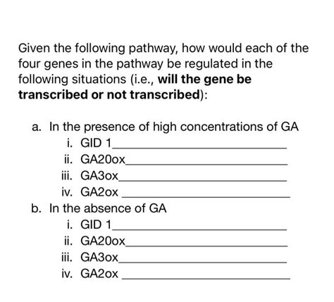 Image result for Gene Pathway Genetics Questions