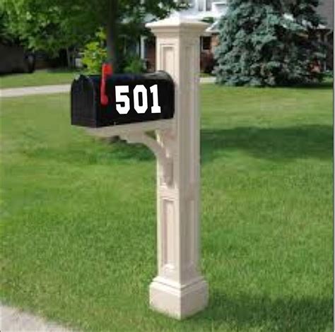 Image result for Custom House Numbers Mailbox