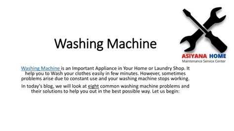 Image result for PowerPoint Washing Machine