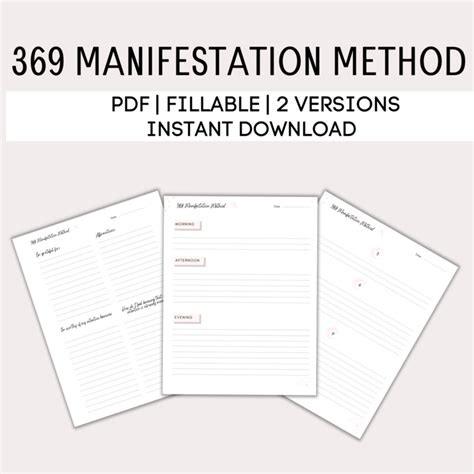 Image result for 369 Manifestation Method Example