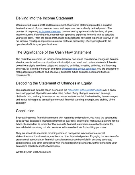 Image result for Preparing Financial Statements Example