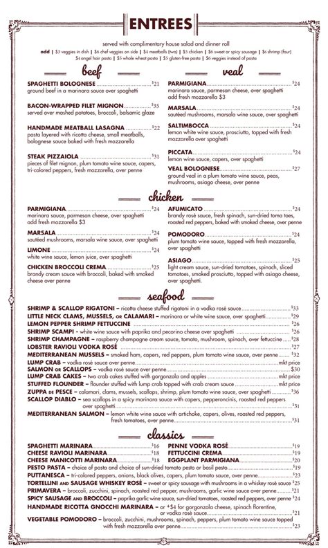 Image result for Moonlight Menu