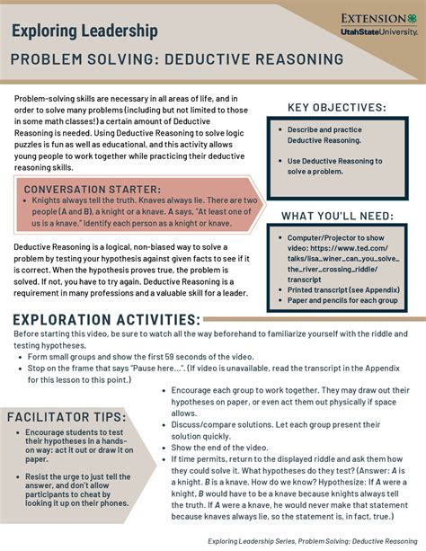 Image result for Problem Solving Deductive Reasoning