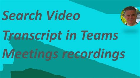 Image result for Teams Recording Transcript
