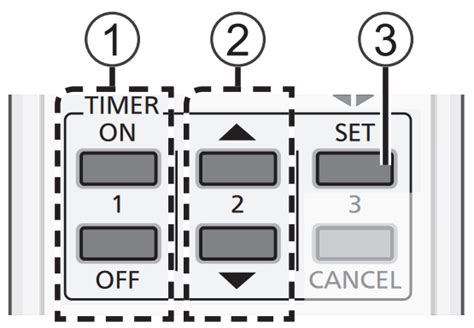 Image result for Timer On Logo On Sharp AC Remote