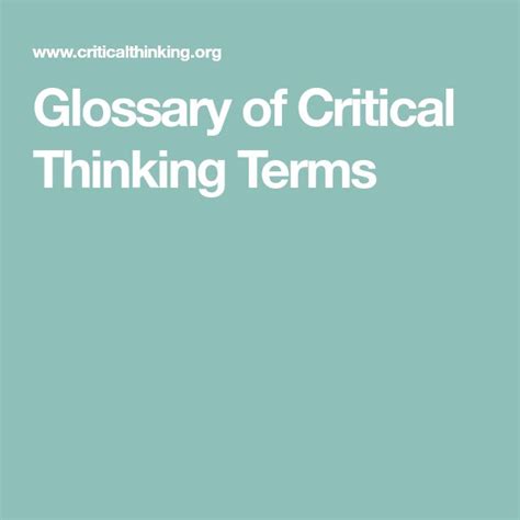 Image result for Types of Definitions in Critical Thinking