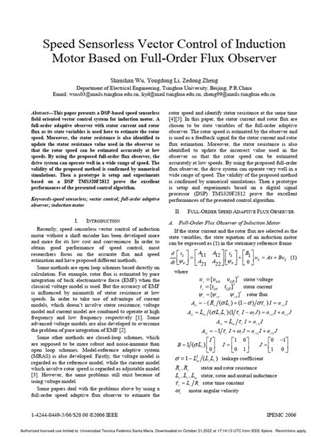 Image result for Sensorless Vector Motor Control