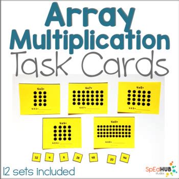 Image result for Multiplication Array Cards