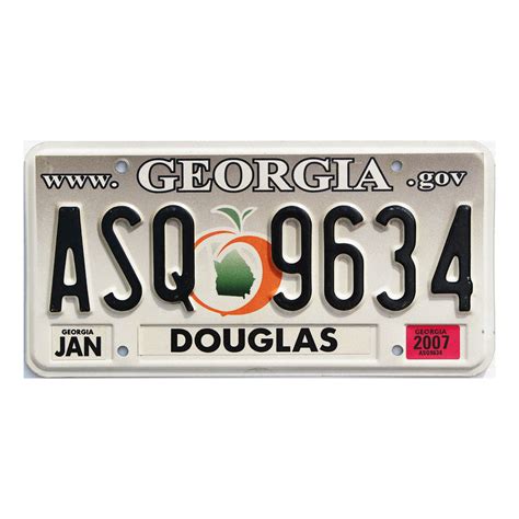 Image result for Georgia State License Plate