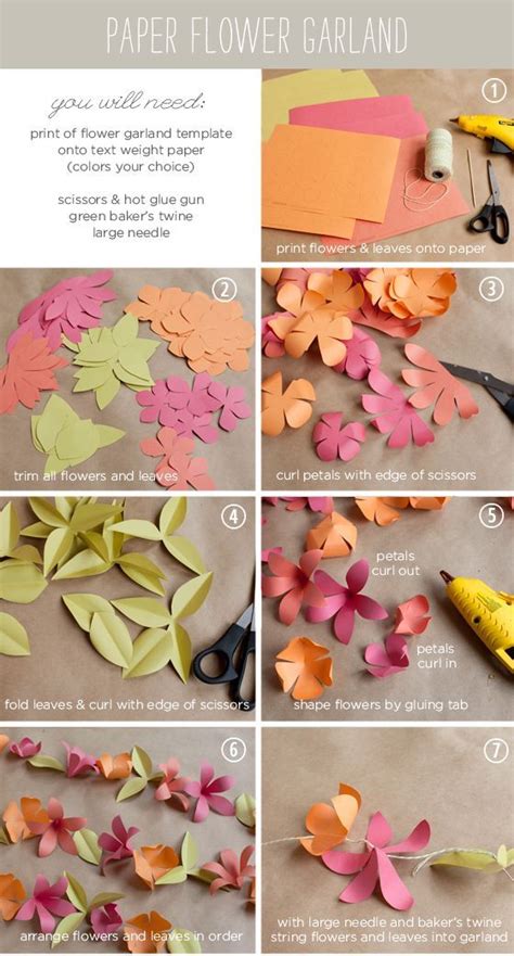 Image result for Spring Paper Flower Garland