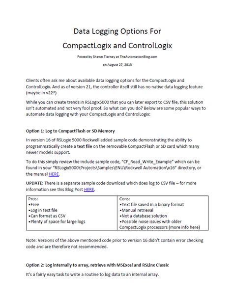 Image result for CompactLogix Save Data