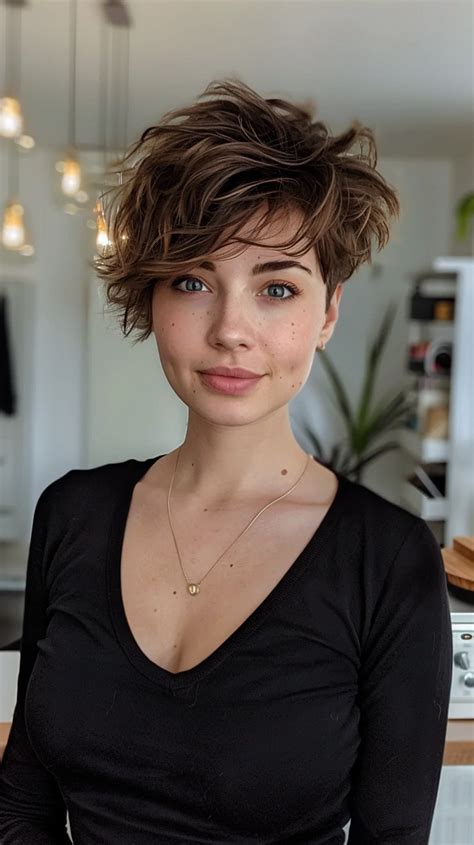 Image result for Angled Pixie Cut