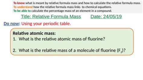 Image result for Relative Formula Mass Examples