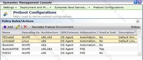 Image result for Altiris Initial Deployment Menu