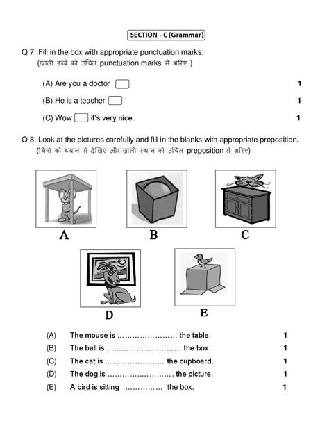 Image result for Class 4th English Question. Answer