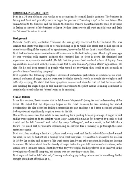 Image result for Counselling Client Case Study Examples