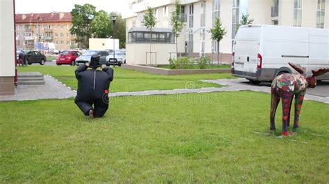 Image result for Dress in Inflatable Customs Running