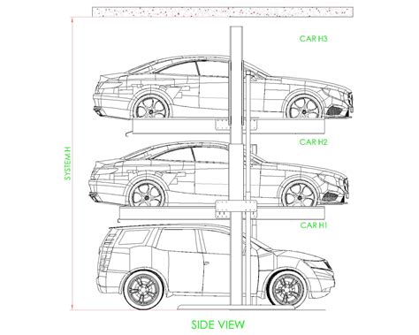 Image result for Stack Parking Dimensions