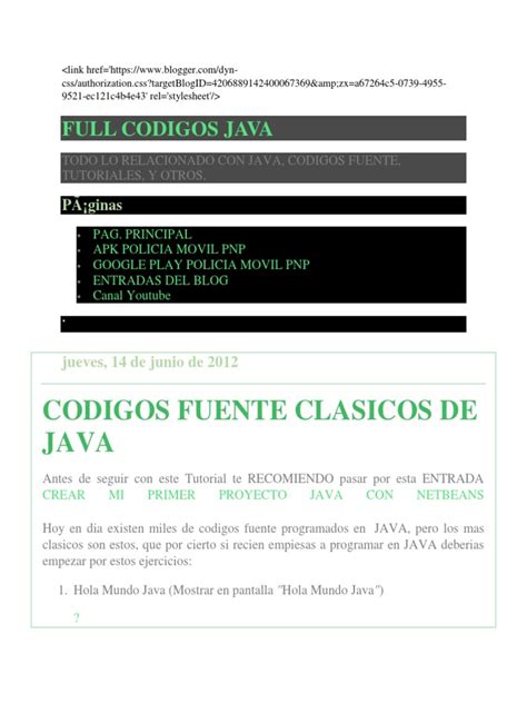 Image result for Codigo En Java